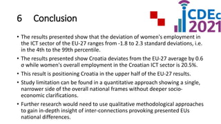 Women in ICT: The Case of Croatia within European Union | PDF