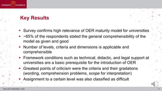 A Maturity Model for Open Educational Resources in Higher Education ...