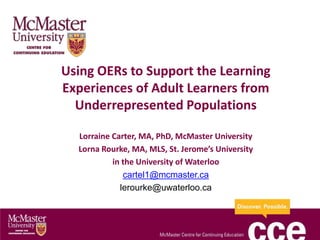 Icde carter rourke 2017 | PPT