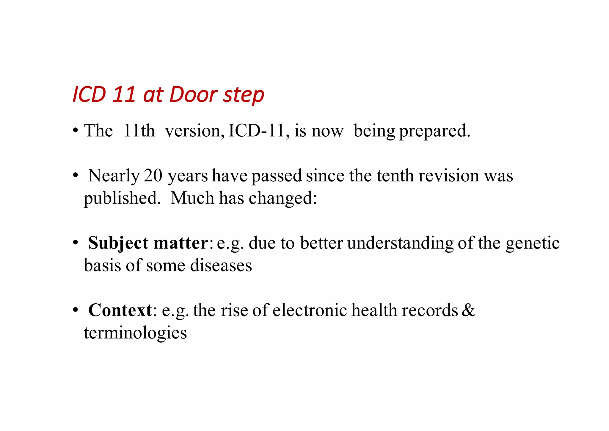 ICD and ICF | PDF