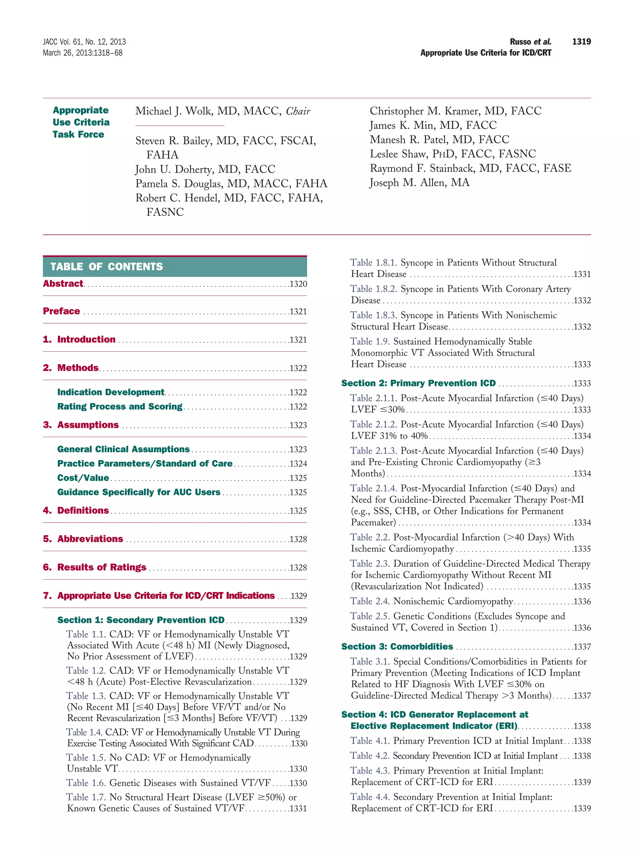 Icd implant indication acc | PDF