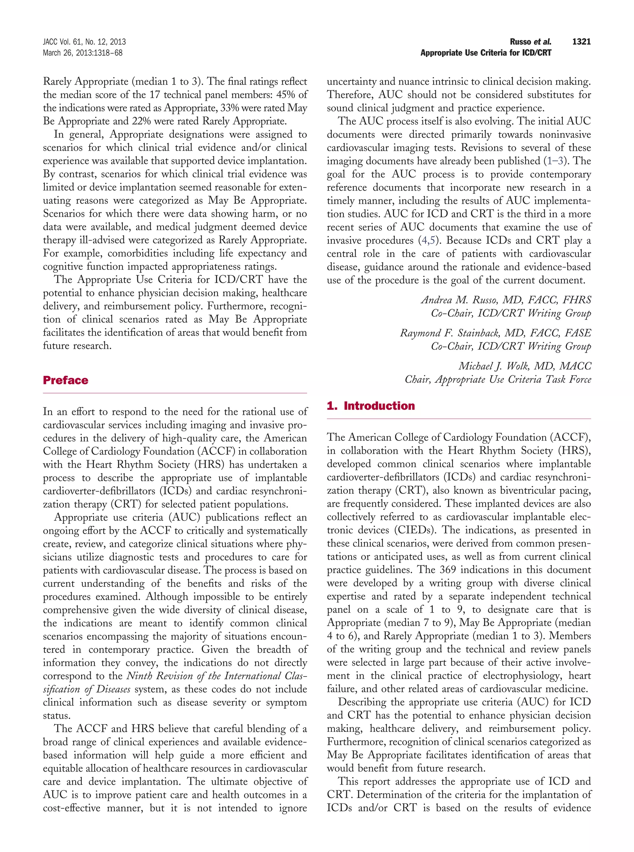 Icd implant indication acc | PDF