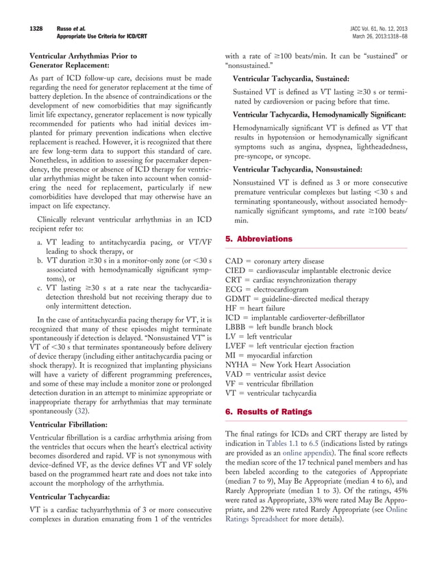 Icd implant indication acc | PDF