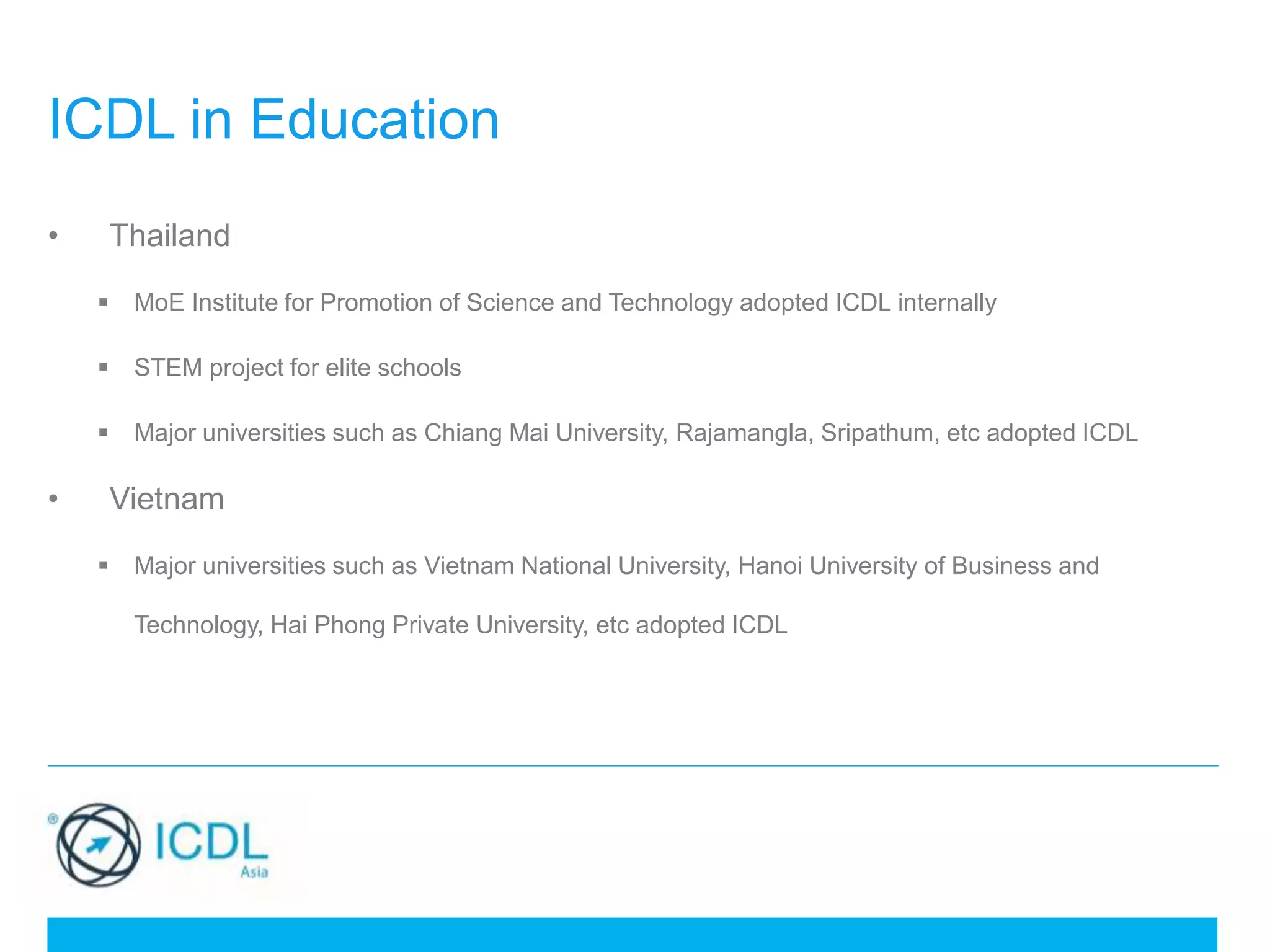 Icdl ppt-for-bhutan | PPSX