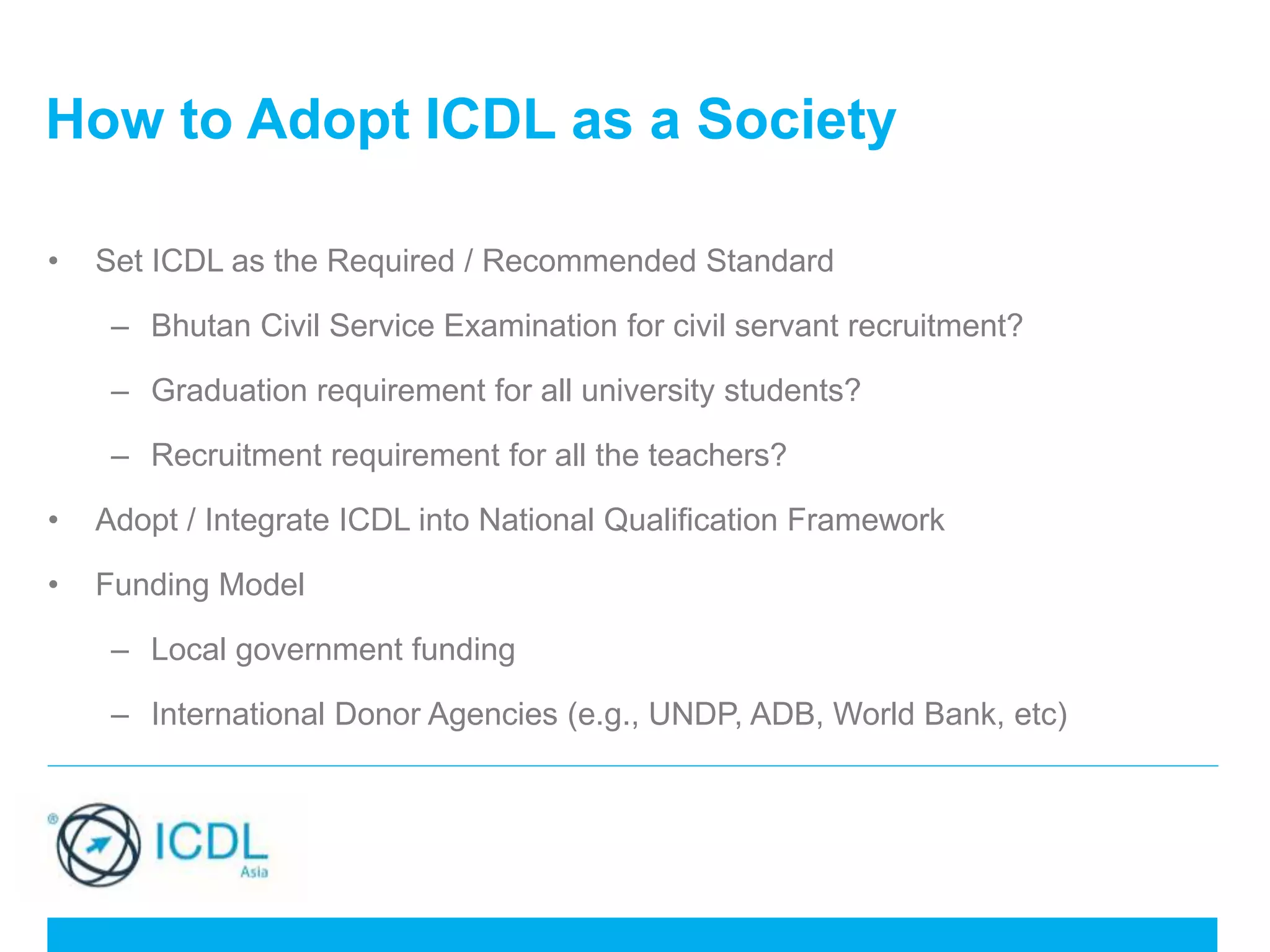 Icdl ppt-for-bhutan | PPT