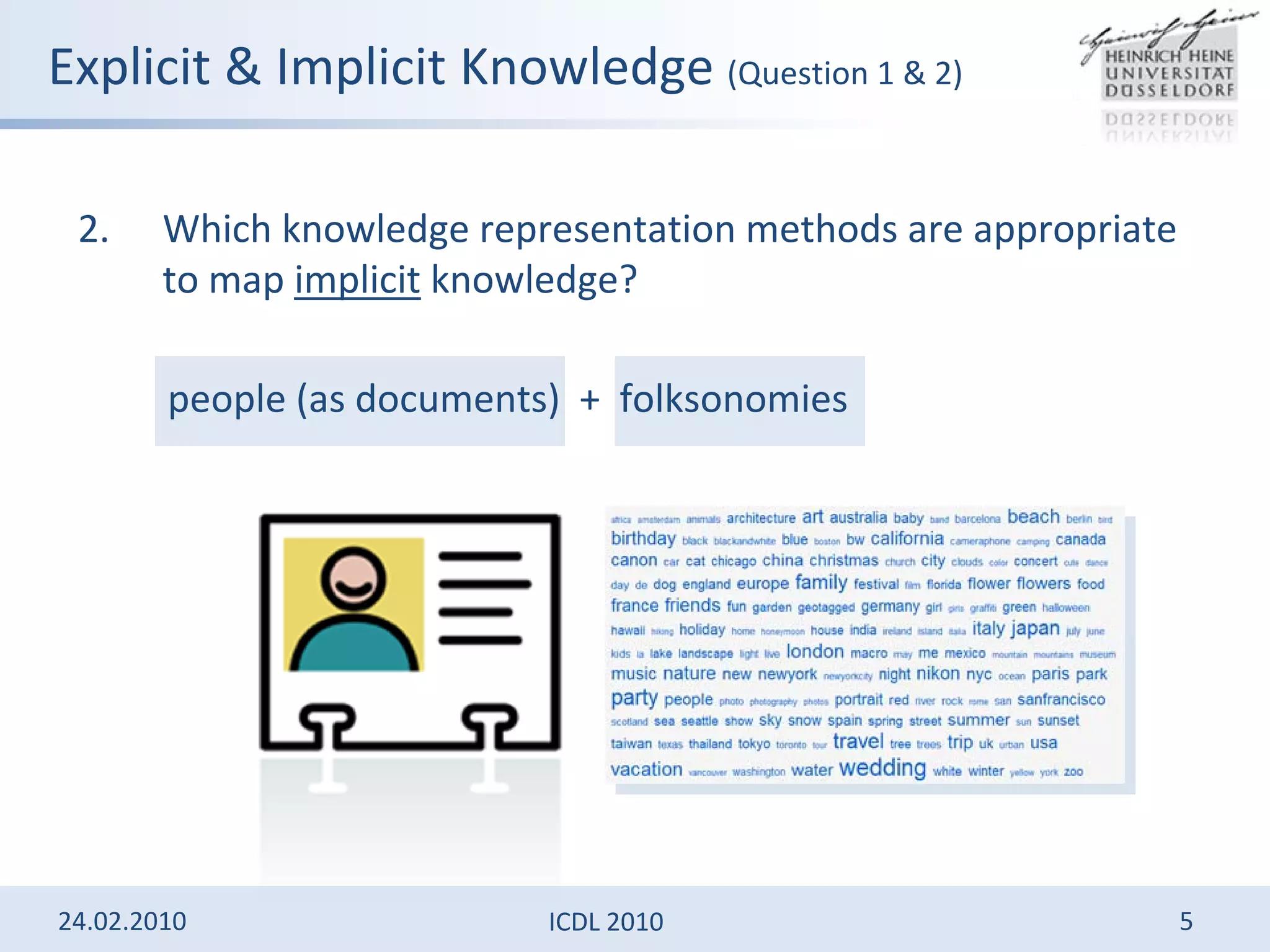 Joining Knowledge Representation and Knowledge Management in Digital Libraries | PPT