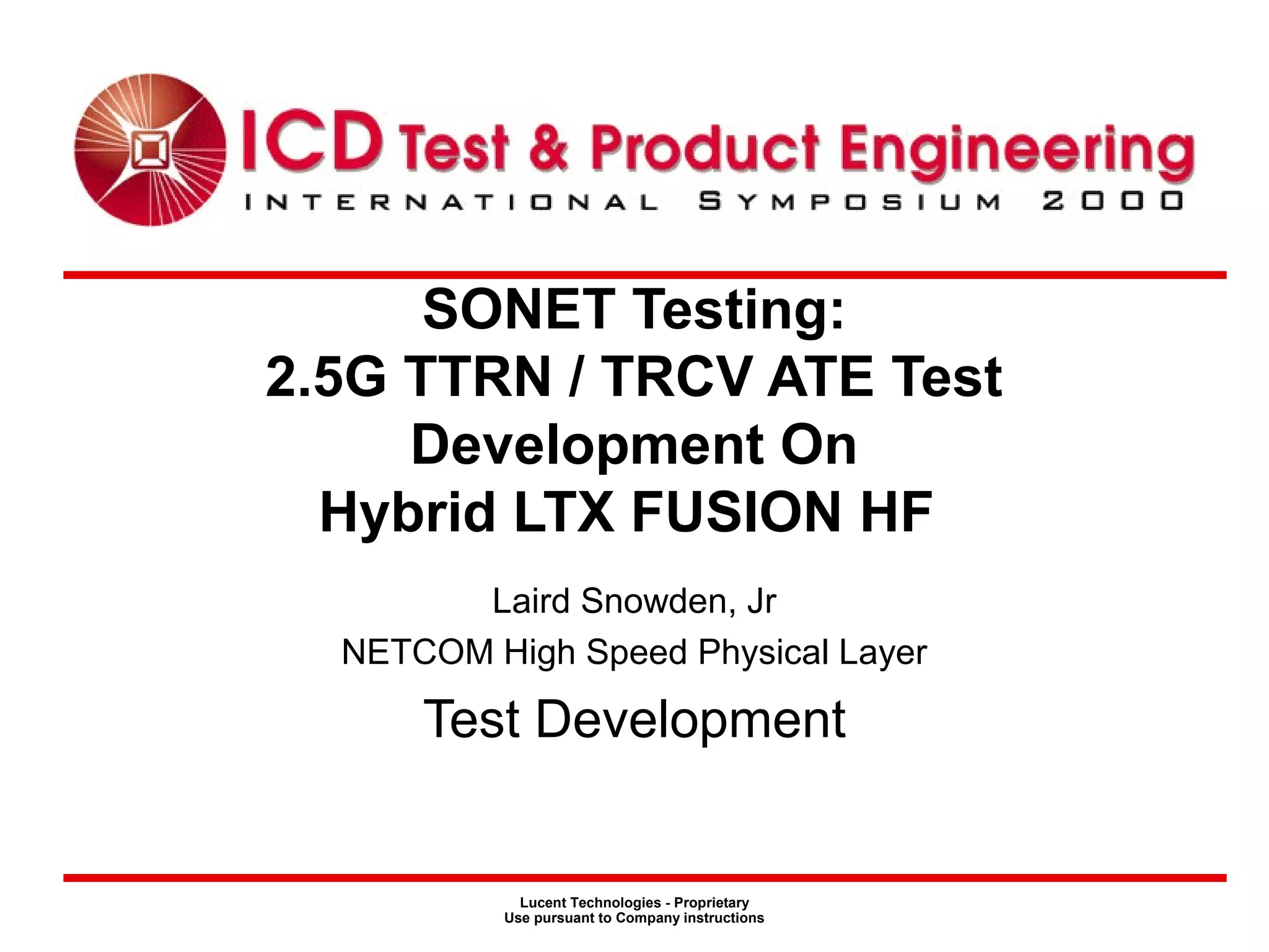 Icd lrs may2_00_ate_hyb. | PPT