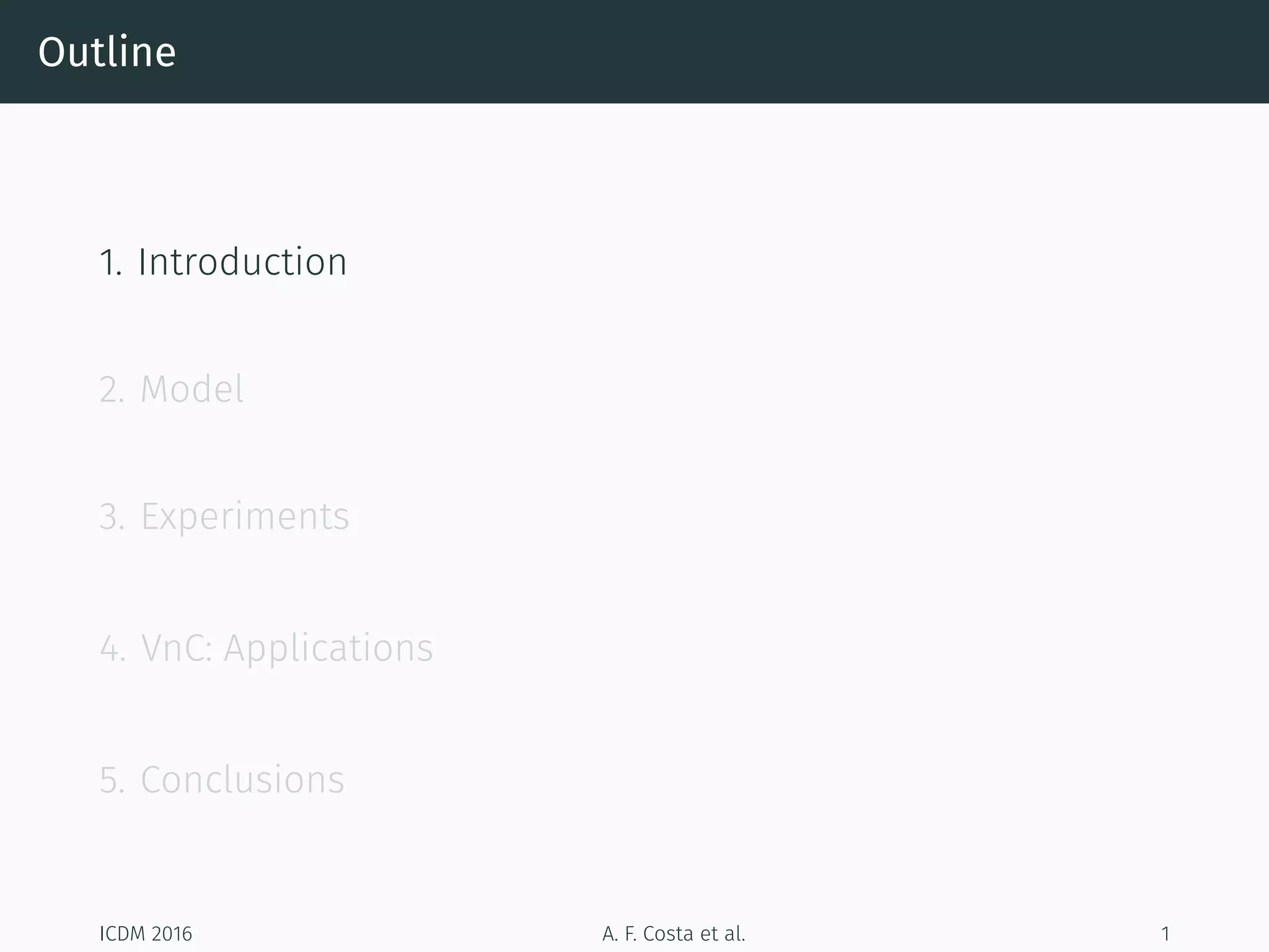 IEEE ICDM 2016 Presentation | PPT