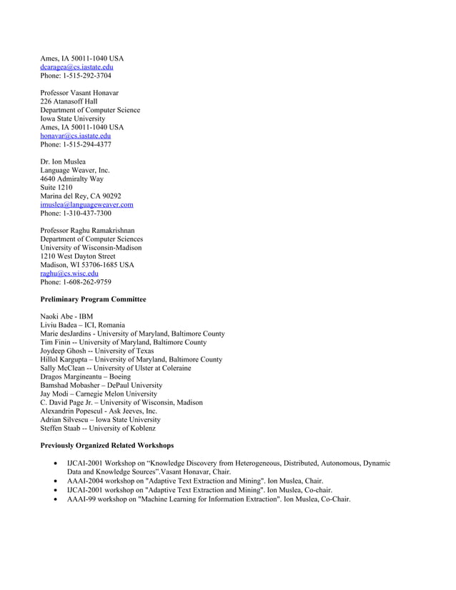 ICDMWorkshopProposal.doc | Databases | Computer Software and Applications