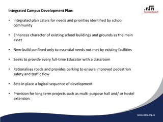 Integrated Campus Development Plan | PPTX