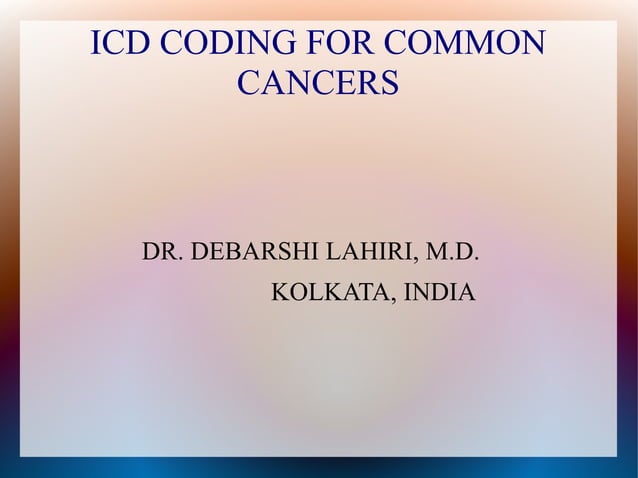 Icd presentation | PPT