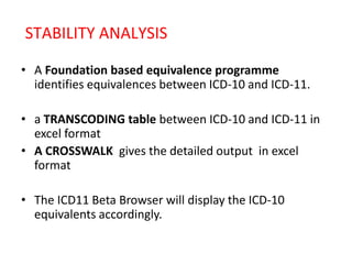 ICD Revision (Ustun) 2014 | PPT