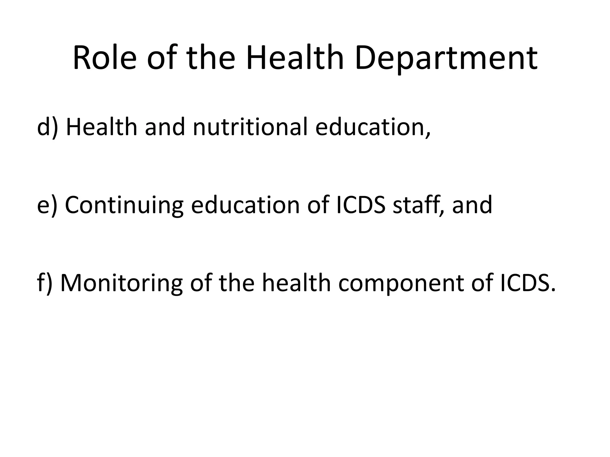 Integrated child Development services scheme | PPTX