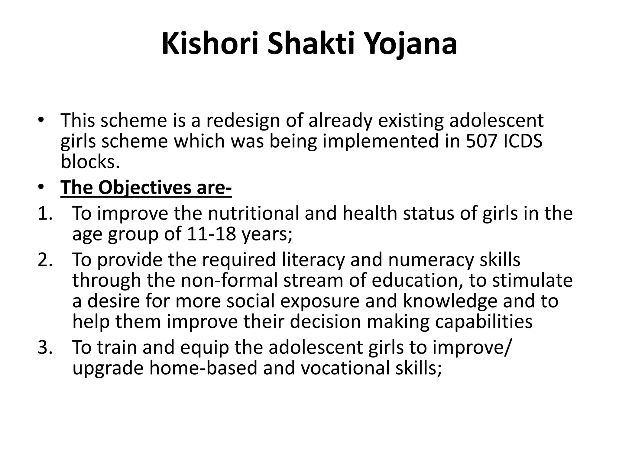 Integrated child Development services scheme | PPTX