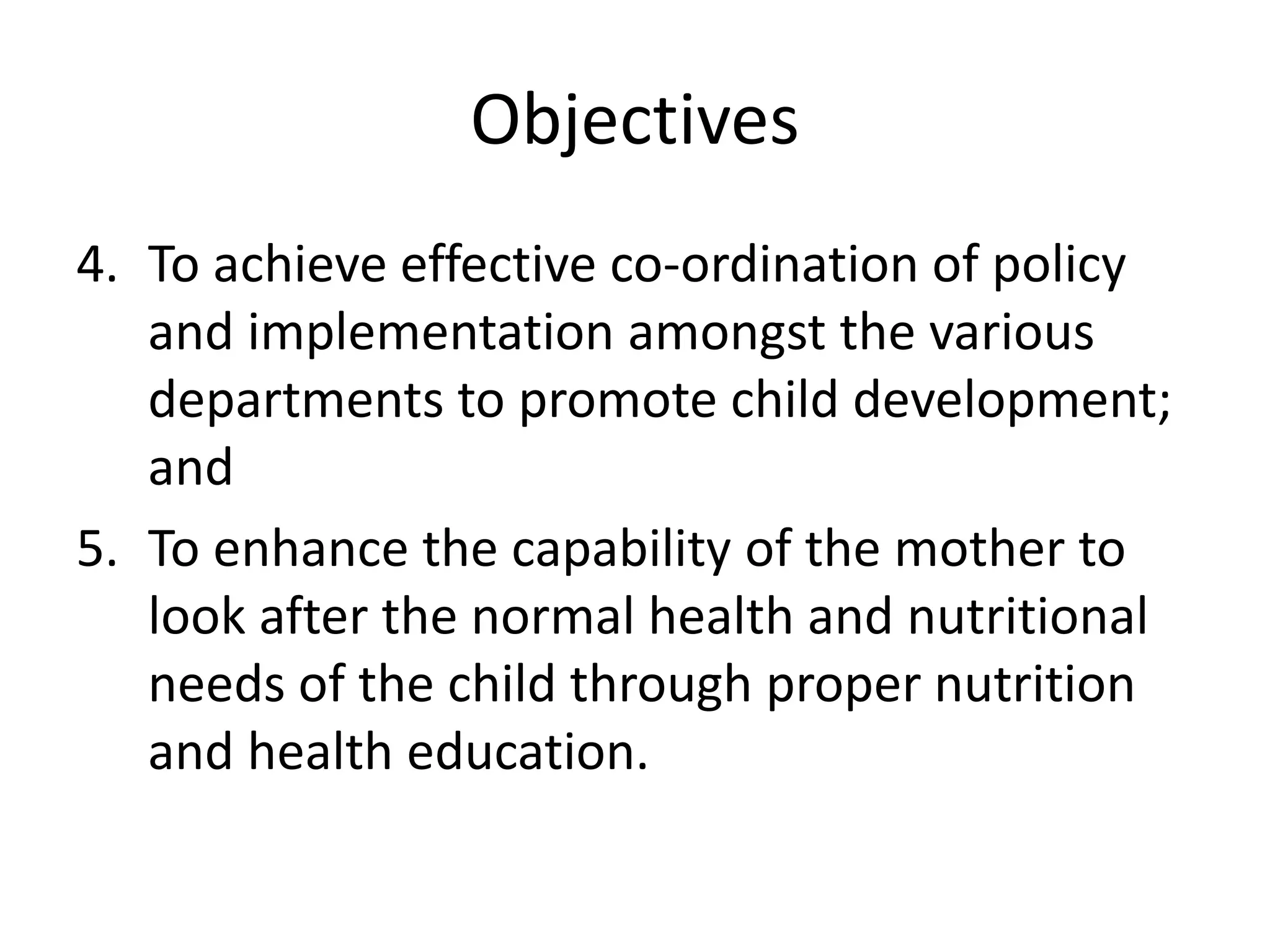 Integrated child Development services scheme | PPTX