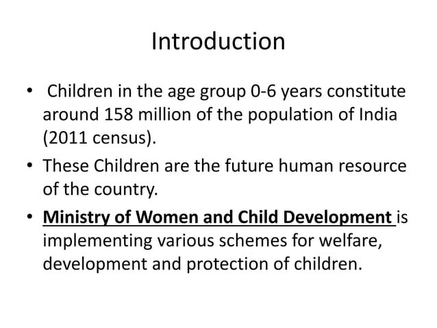 Integrated child Development services scheme | PPTX | Daycare and Pre ...