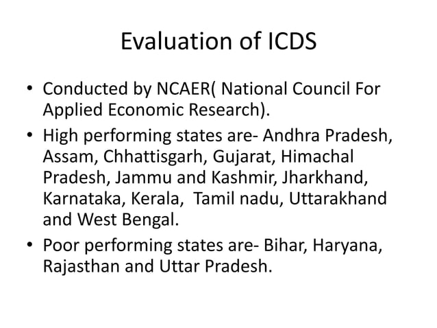 Integrated child Development services scheme | PPTX | Daycare and Pre ...