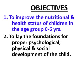 INTEGRATED CHILD DEVELOPMENT PROGRAMME-INDIA | PPT