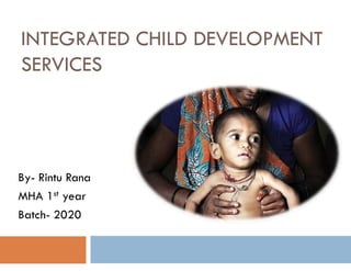 INTEGRATED CHILD DEVELOPMENT SERVICES | PDF | Children\'s Health ...