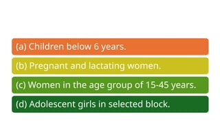 functions and organizational aspects of Integrated Child Development ...
