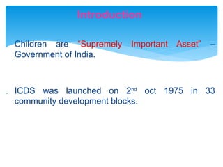 icds.pptx integrated child development services scheme | PPTX