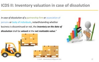 ICDS-II Valuation of Inventory | PPT
