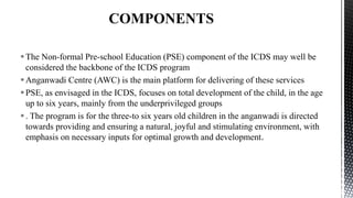 Icds integerated child development scheme | PPTX