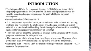 Icds integerated child development scheme | PPTX