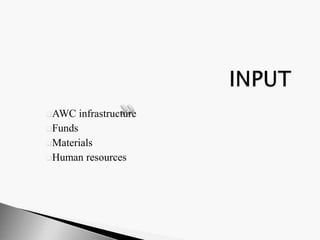 monitoring and evaluation of ICDS : swot analysis | PPTX