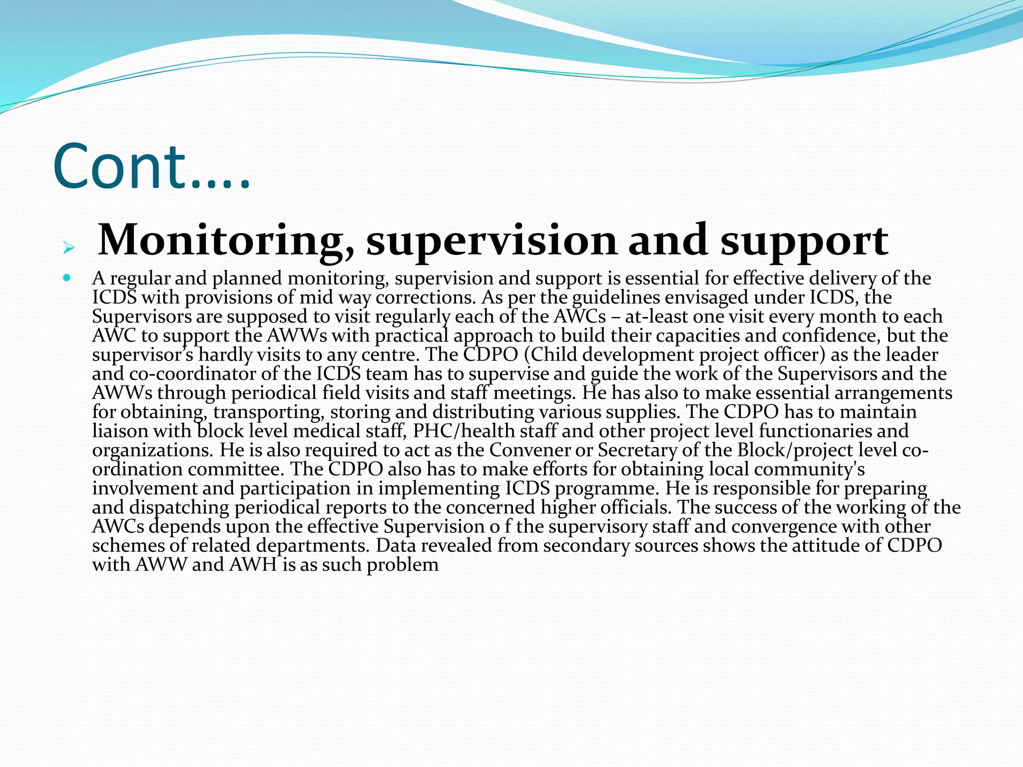 critical evaluation ICDS( integrated child development services) | PPTX