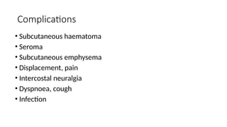 icd + tube thoracostomygydsfgfysadyfasftasdfasytgfs | PPTX