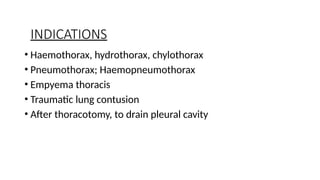 icd + tube thoracostomygydsfgfysadyfasftasdfasytgfs | PPTX