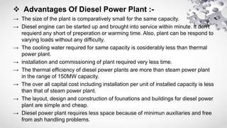Diesel power plant Description | PPT