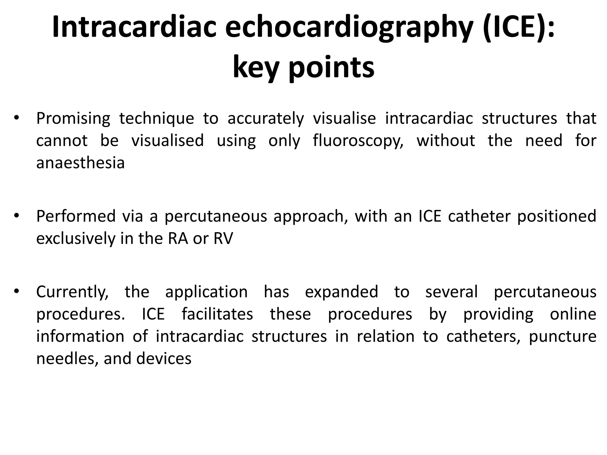 INTRACARDIAC ECHOCARDIOGRAPH (ICE) | PPTX
