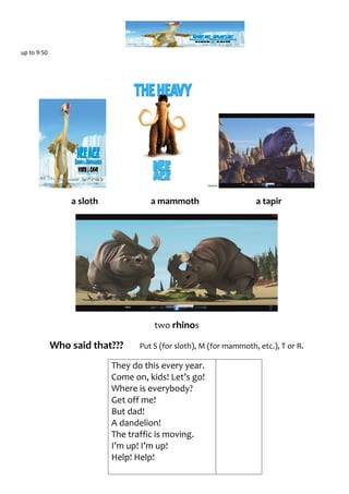 Ice Age Manny Vs Rhinos