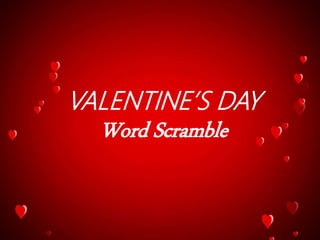 Virtual Ice-Breaker (Valentine Ideas) | PPTX