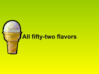 Ice Cream Stop | PPT