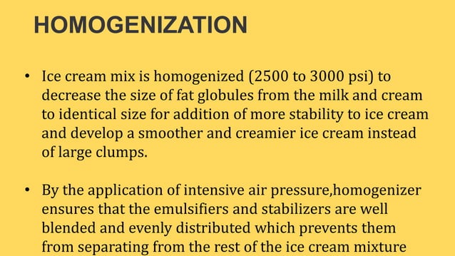 Ice Cream Processing | PPTX
