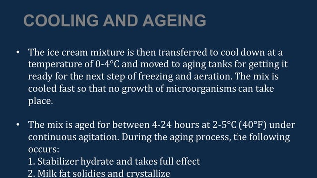 Ice Cream Processing | PPTX