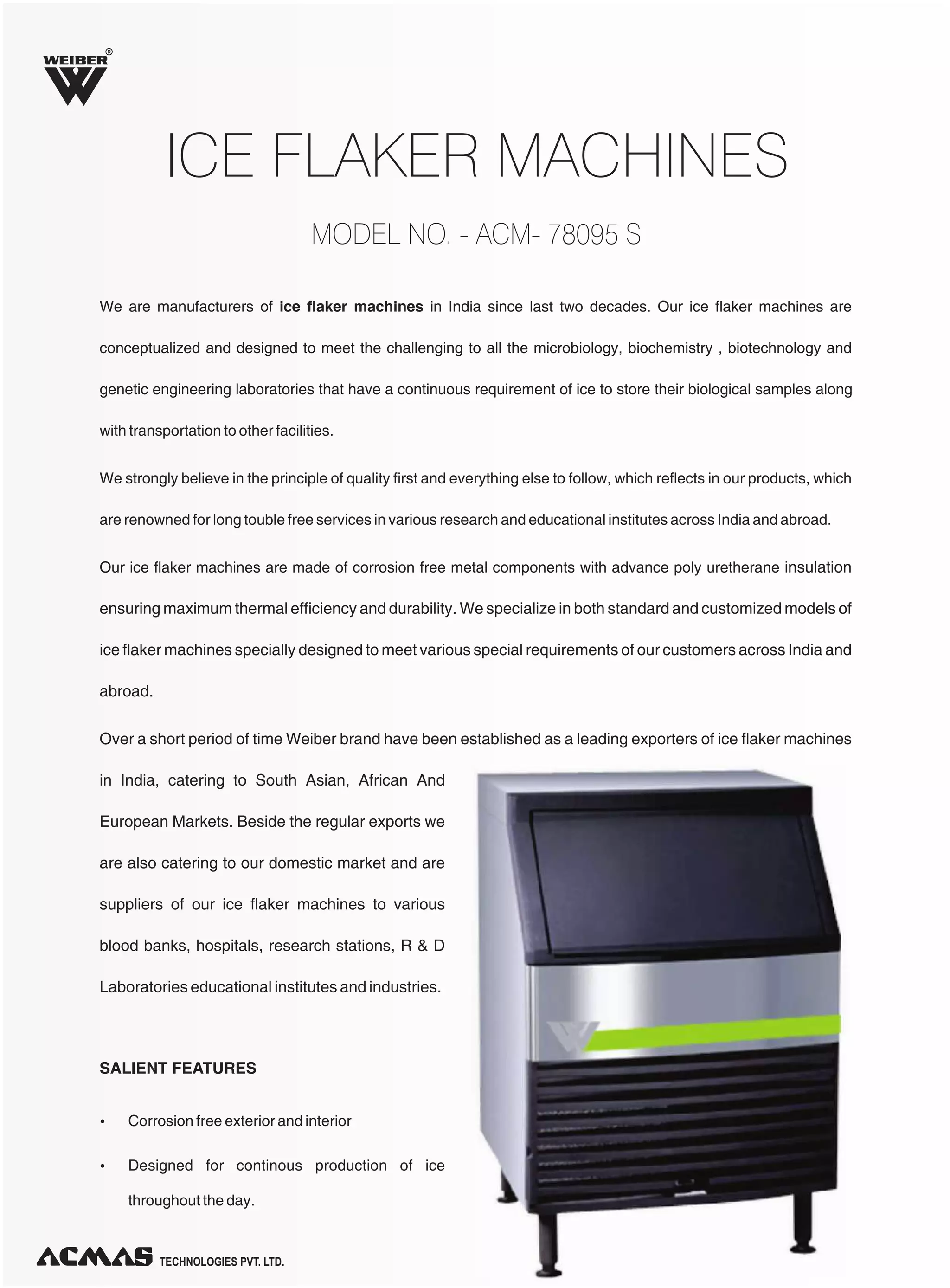 Ice flaker-machine | PDF