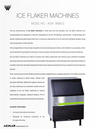 Ice flaker-machine | PDF