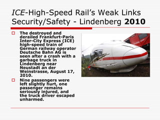 ICE inter city express German high-speed rail network_Roger Bazeley | PPTX