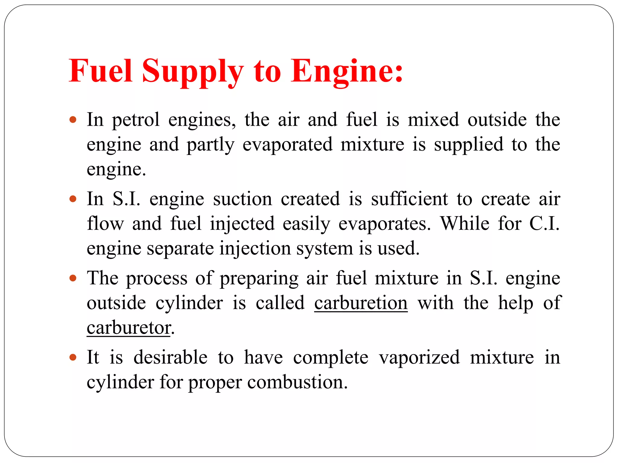 MULTI-POINT FUEL INJECTION SYSTEM | PPTX