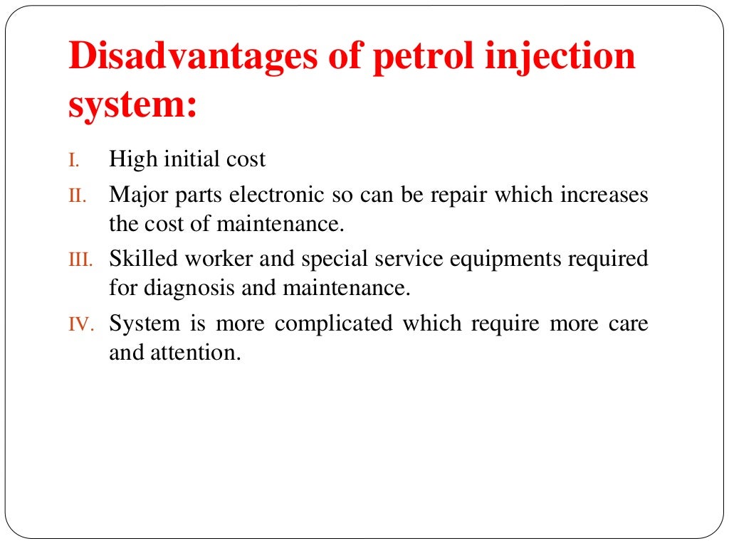 MULTI-POINT FUEL INJECTION SYSTEM