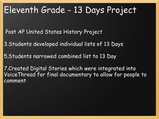 ICE Students as Historians | PPT