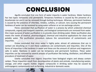 WATER PURIFICATION | PPTX | Science