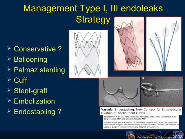 Endoleaks 1, 3 | PPT