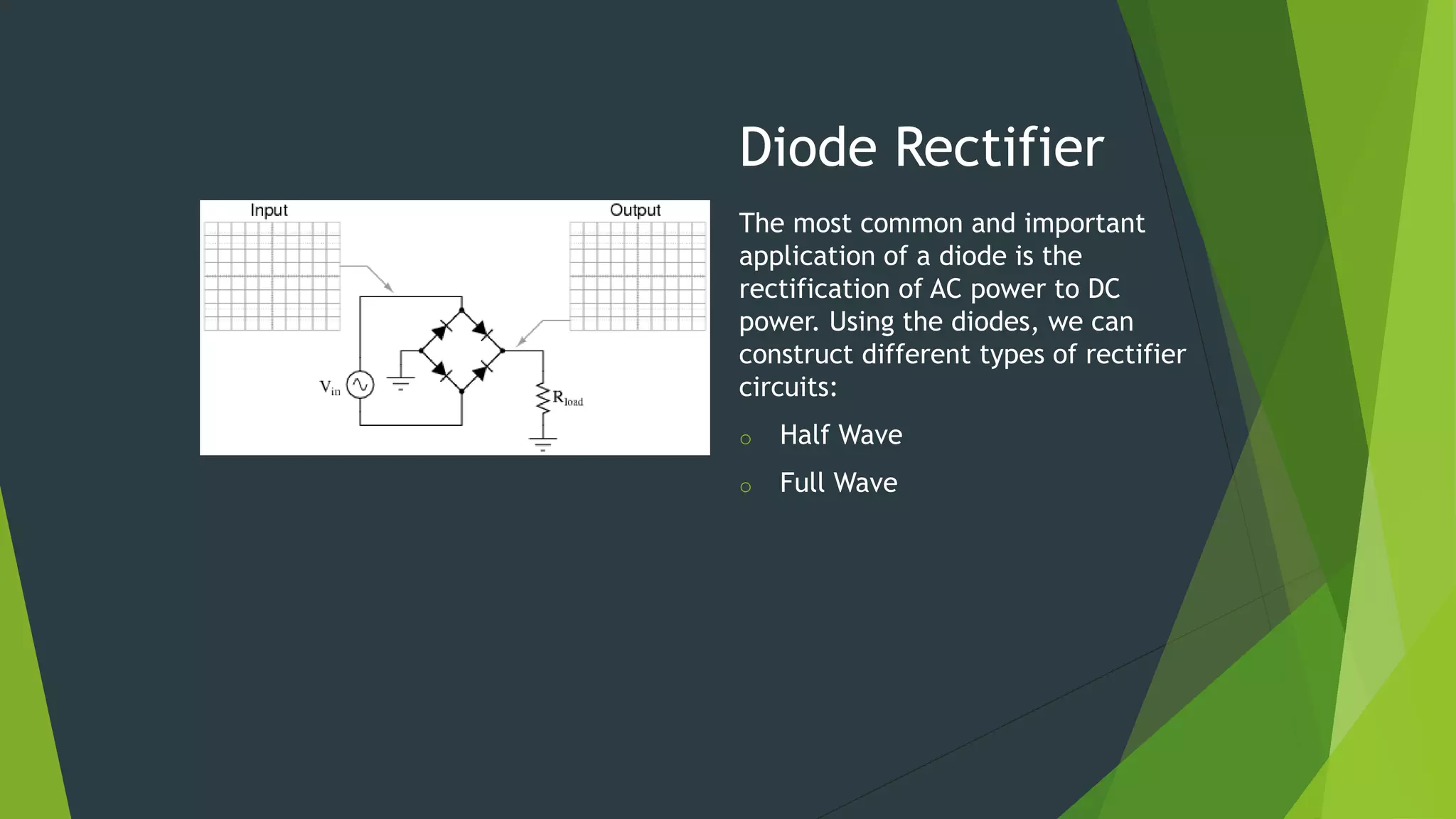 Application of Diodes | PPTX