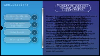 Application of Diodes | PPTX