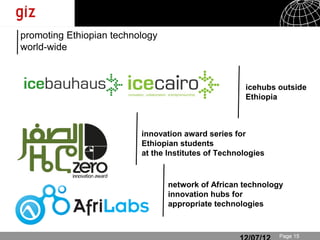 IceAddis Web Gathering Presentation | PPT